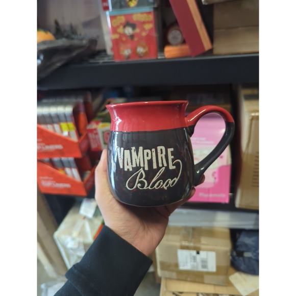Dining | New Halloween Vampire Blood Ceramic Mug 2 Oz Two Sided Horror ...